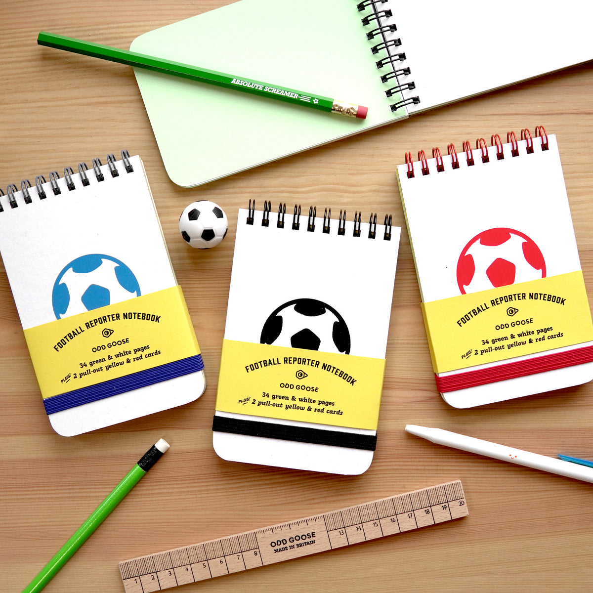 Footballer Reporter Notebook – Odd Goose