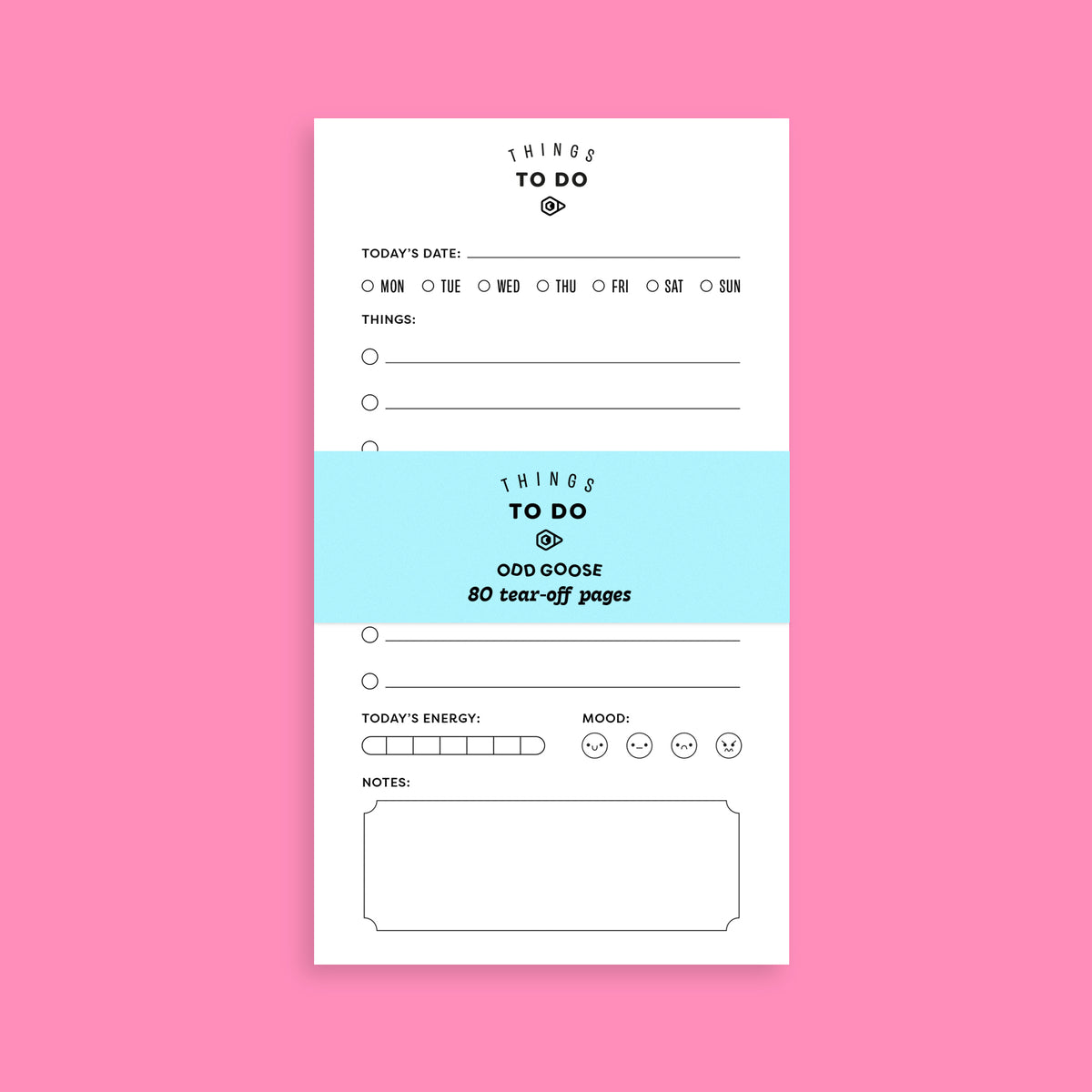 Things To Do Notepad – Odd Goose